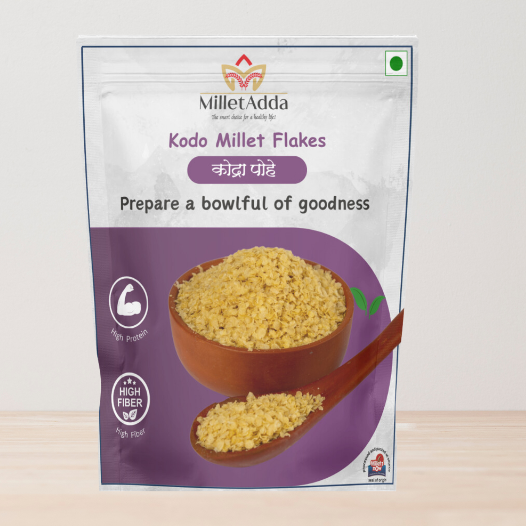 Kodo Millet Flakes | Kodra Flakes l 200g – Millets Now